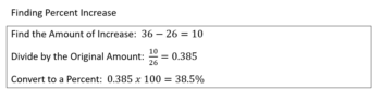 Finding Percent Change | Quantitative Reasoning: MATH 1473